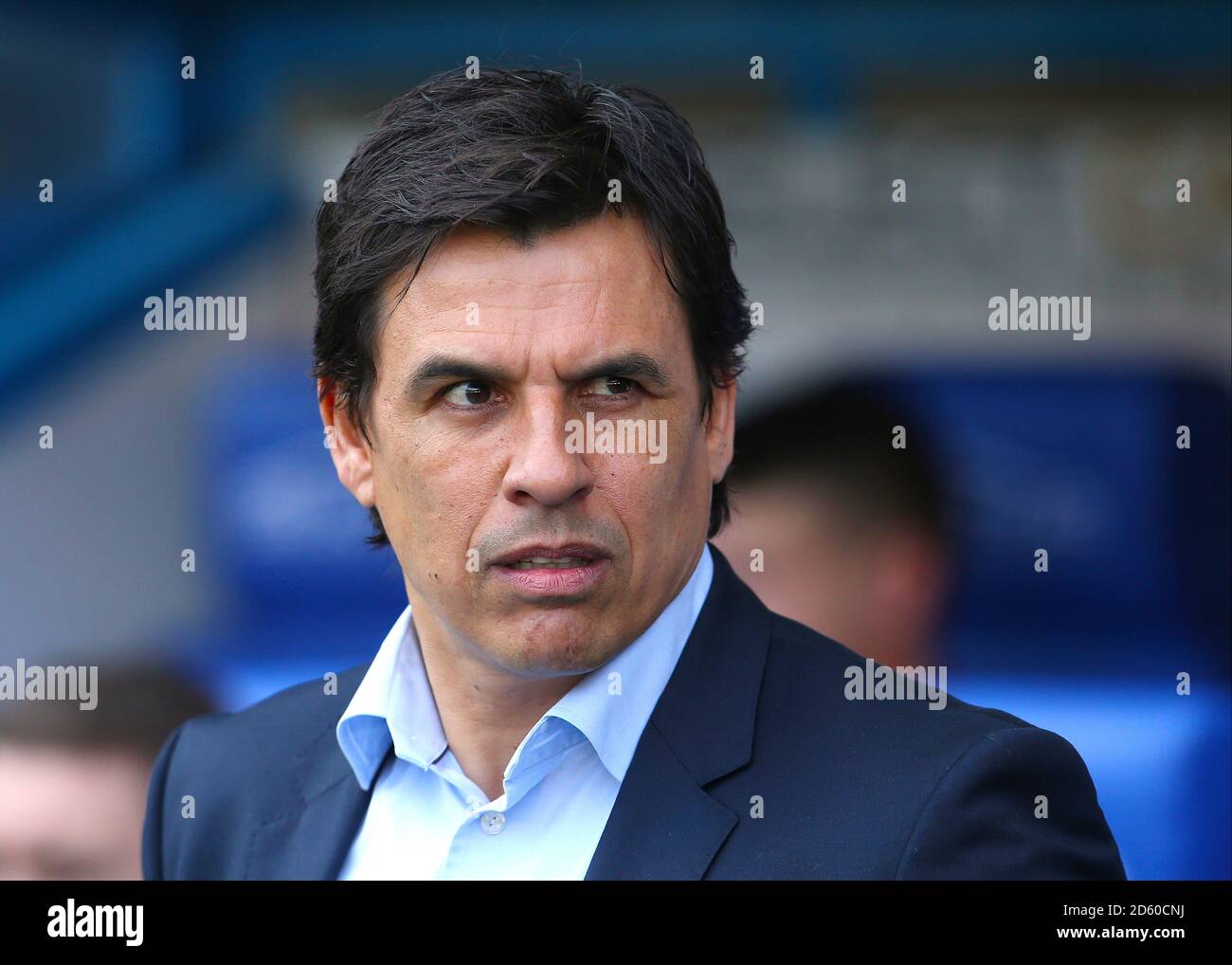 Sunderland Manager Chris Coleman prepares for kick off Stock Photo - Alamy