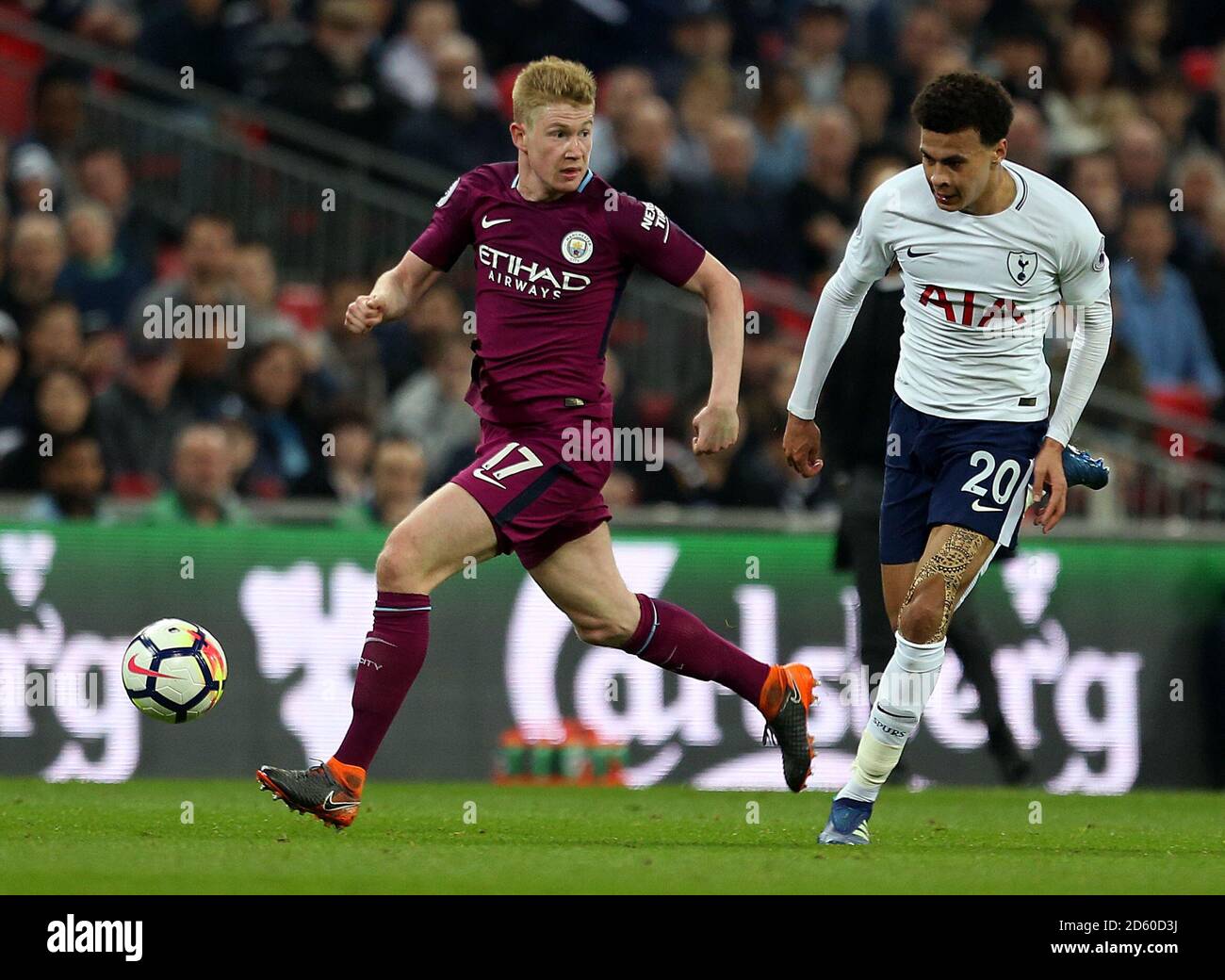 Manchester Citys Kevin De Bruyne And Tottenham Hotspurs Dele Alli In
