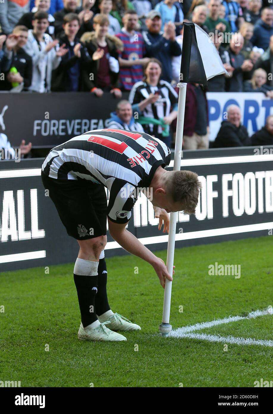 Newcastle football flag hi-res stock photography and images - Alamy