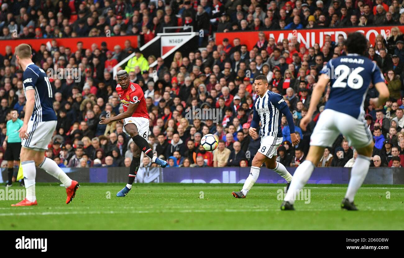 Manchester United's Paul Pogba shots Stock Photo - Alamy