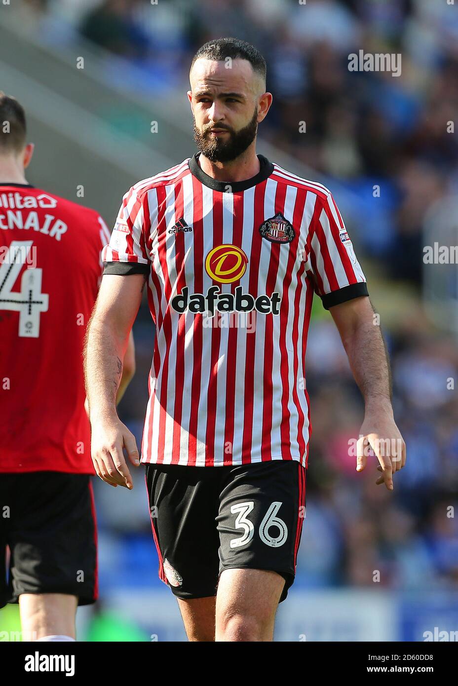 Sunderland's Marc Wilson prepares for a Sunderland corner Stock Photo ...