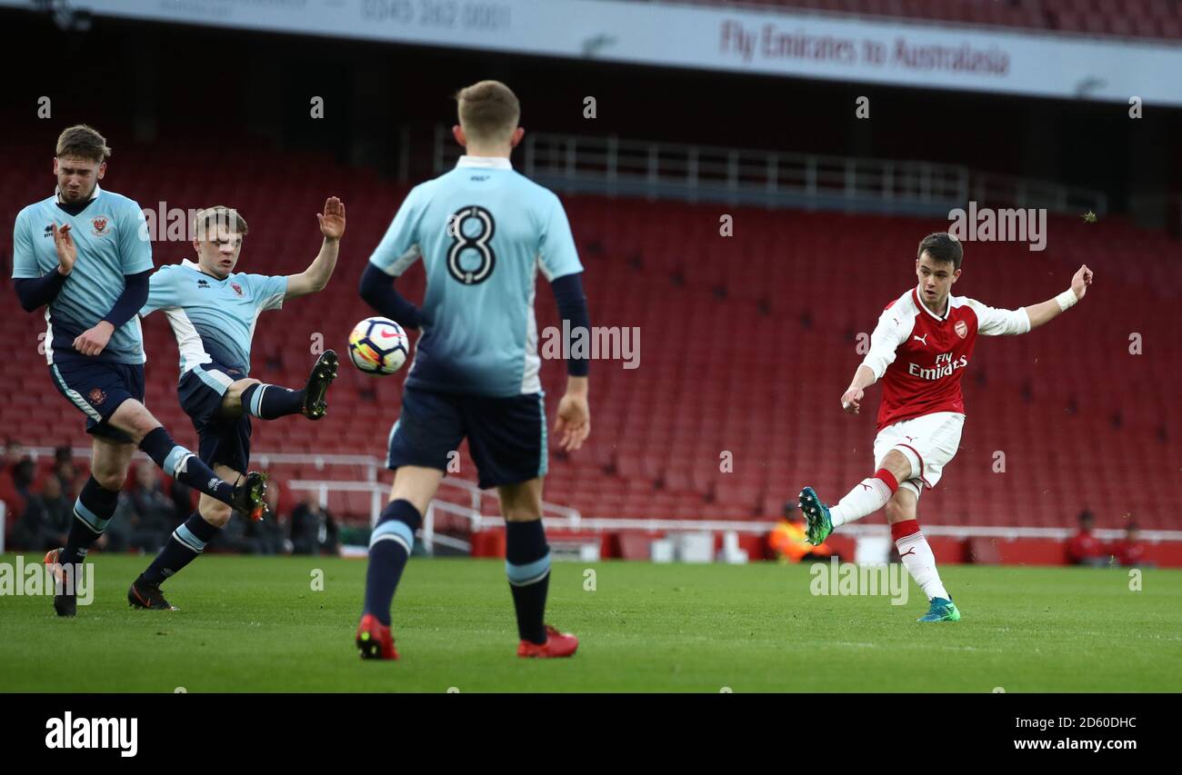 Soccer football youth u 18 eighteen full length hi-res stock ...