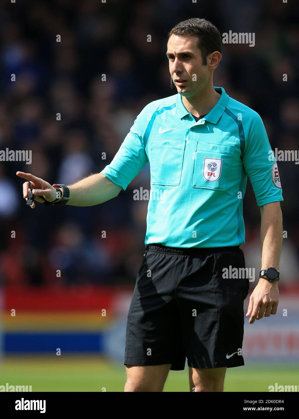Match referee David Coote Stock Photo - Alamy