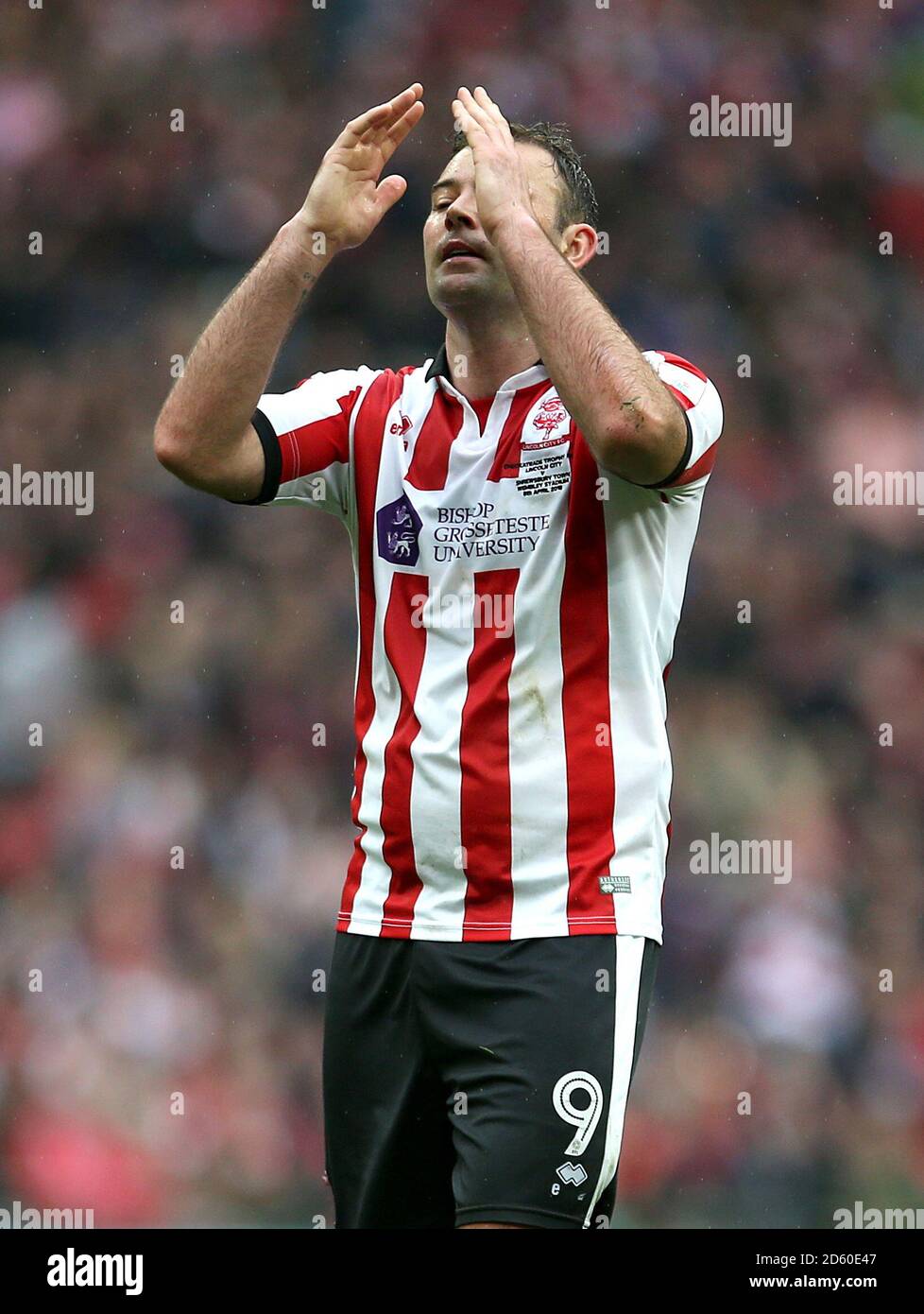Lincoln City's Matt Rhead Stock Photo - Alamy
