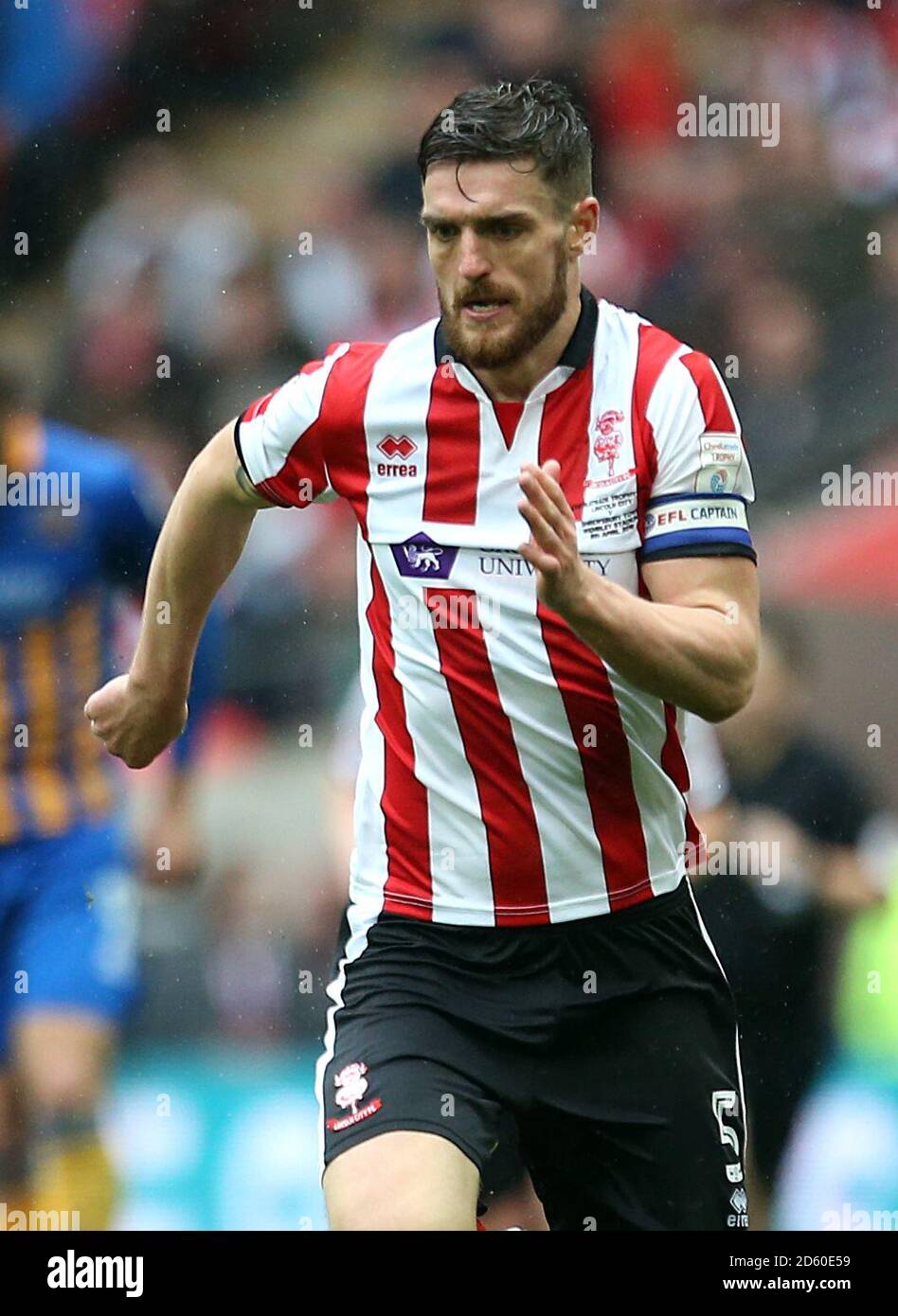 Lincoln City's Luke Waterfall Stock Photo - Alamy