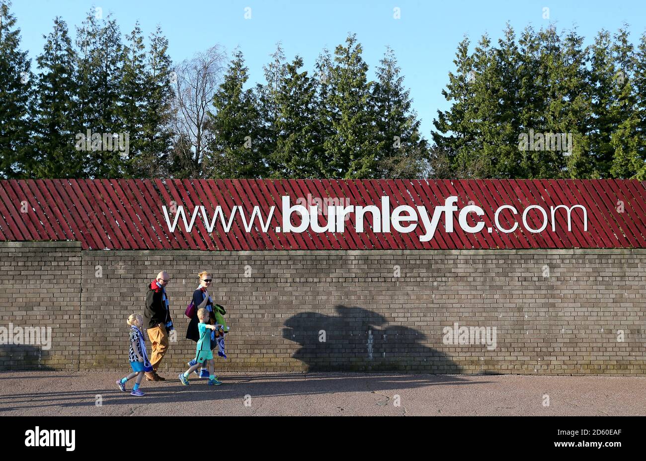 Burnley fans arriving hi-res stock photography and images - Alamy
