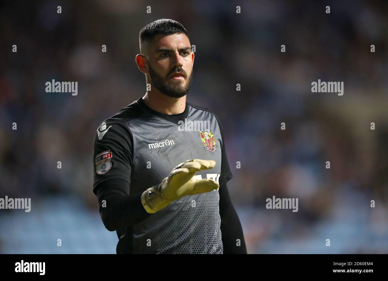 Stevenage goalkeeper Tom King Stock Photo - Alamy