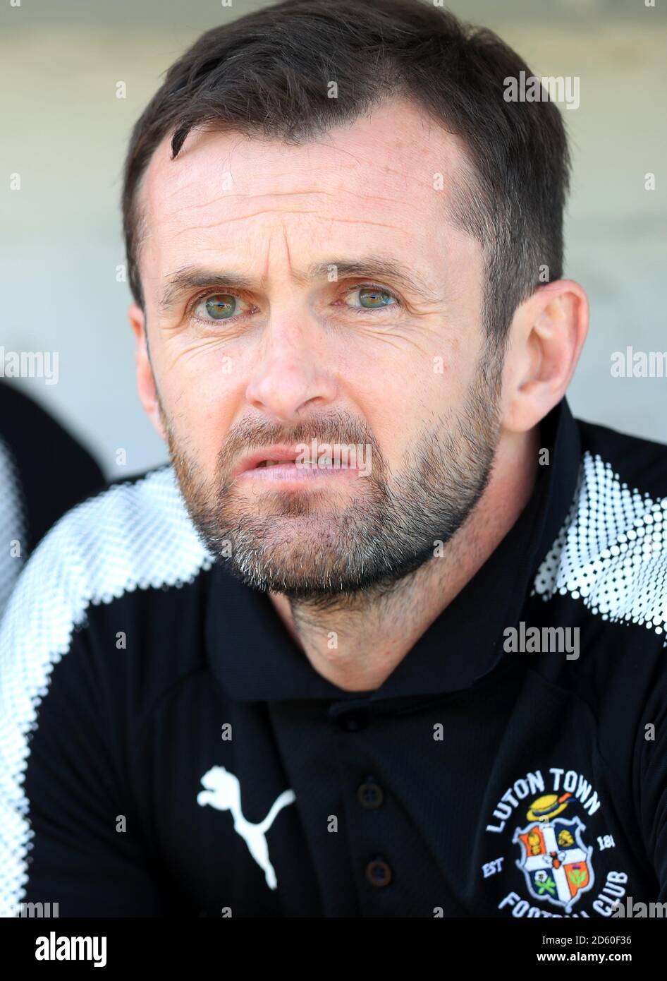 Luton Town manager Nathan Jones Stock Photo - Alamy