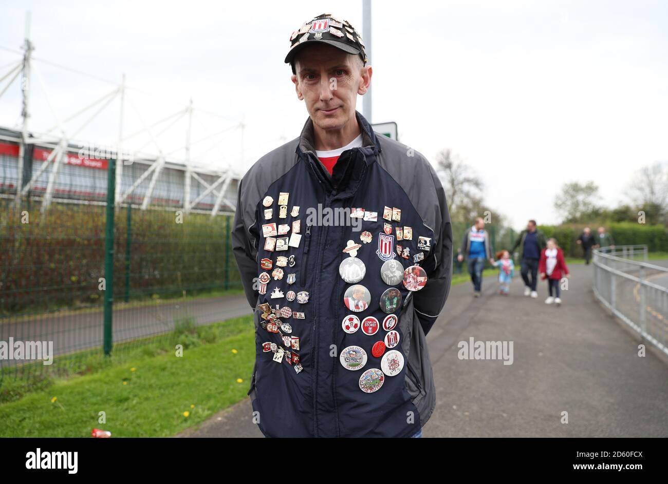 Stoke City fan before kick off Stock Photo - Alamy