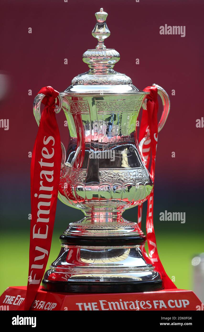 A general view of the Emirates FA Cup trophy Stock Photo - Alamy