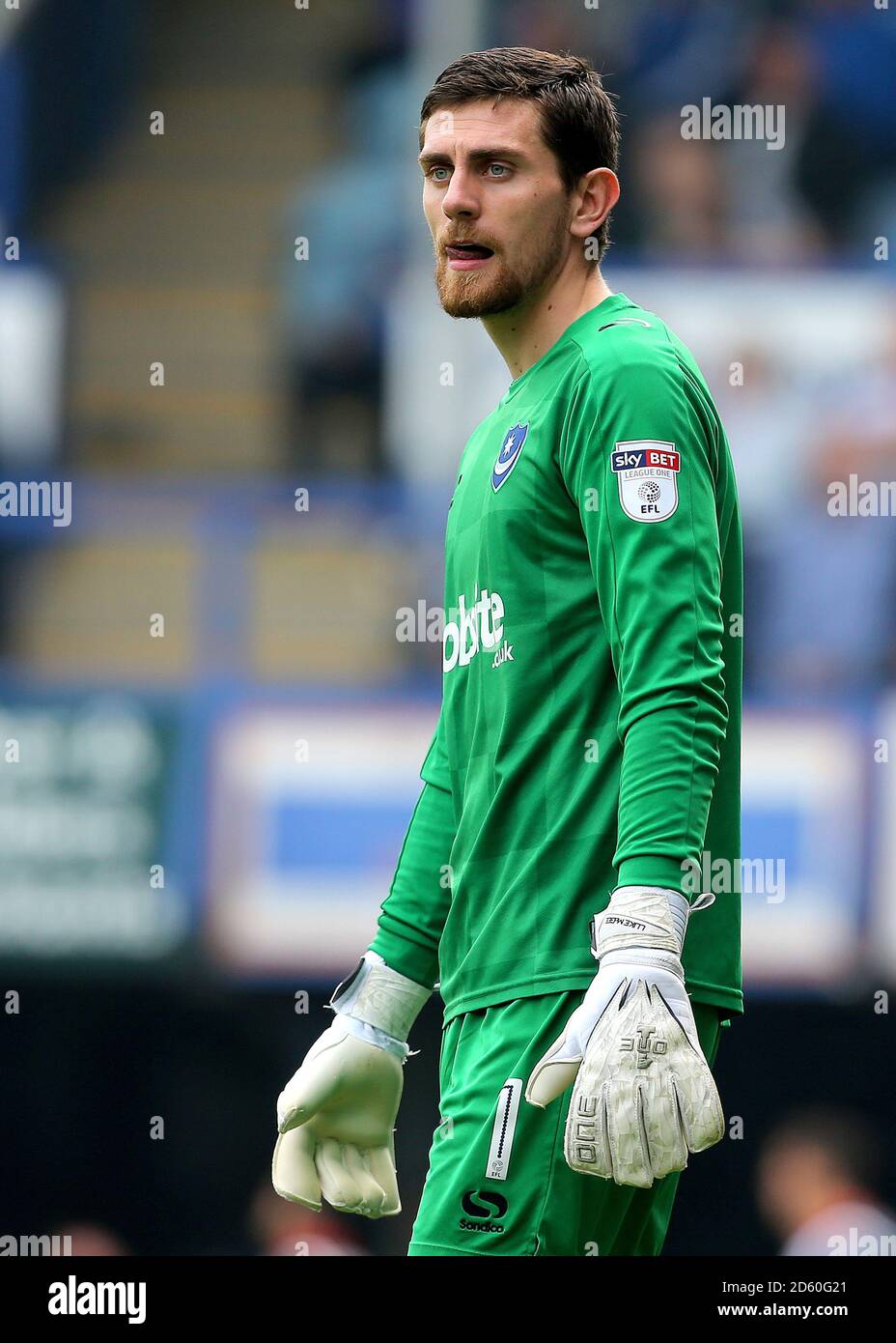 Portsmouth Goalkeeper Luke McGee Stock Photo - Alamy
