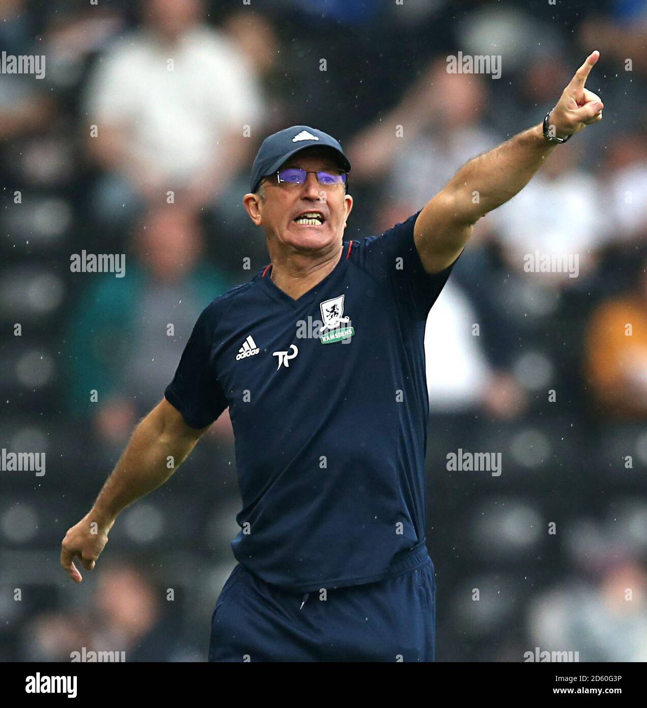 Middlesbrough manager Tony Pulis Stock Photo - Alamy