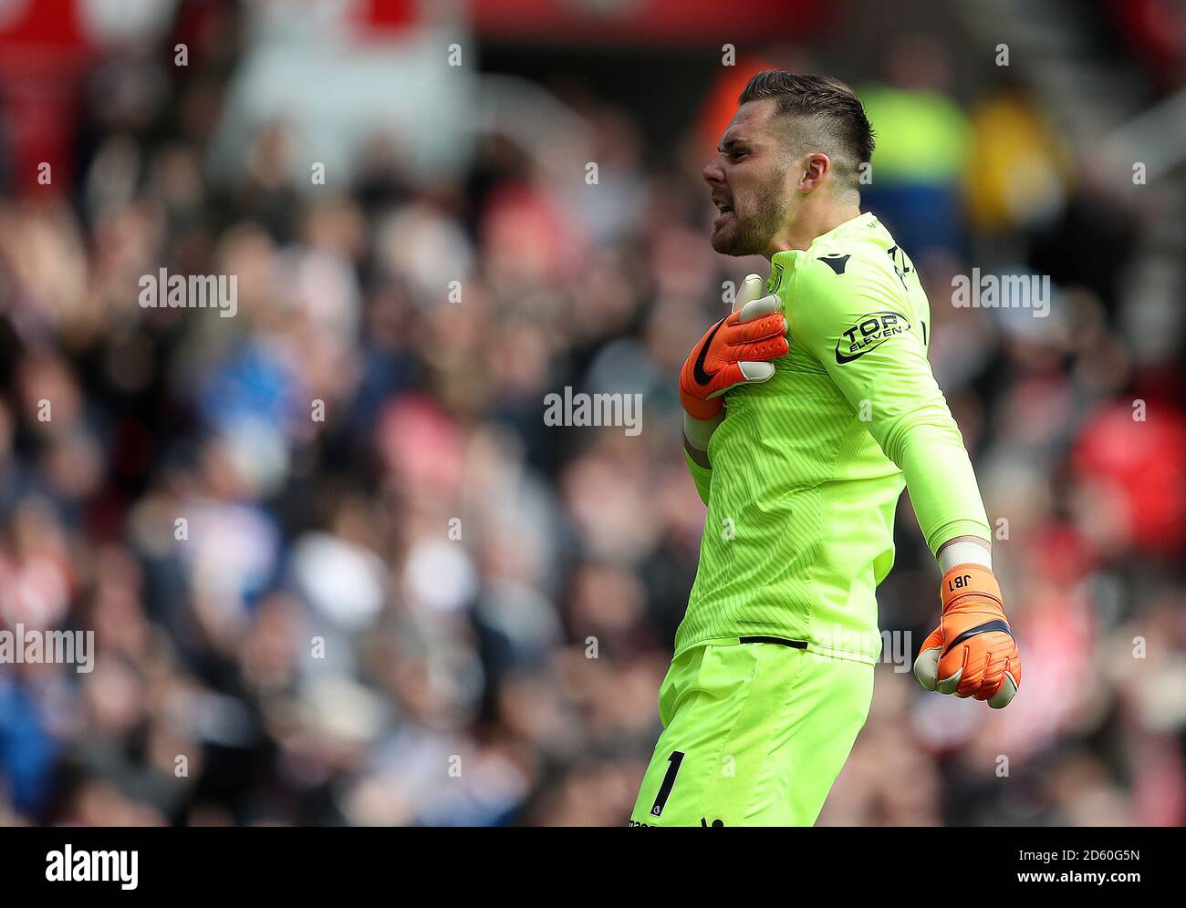 Stoke City goalkeeper Jack Butland Stock Photo - Alamy