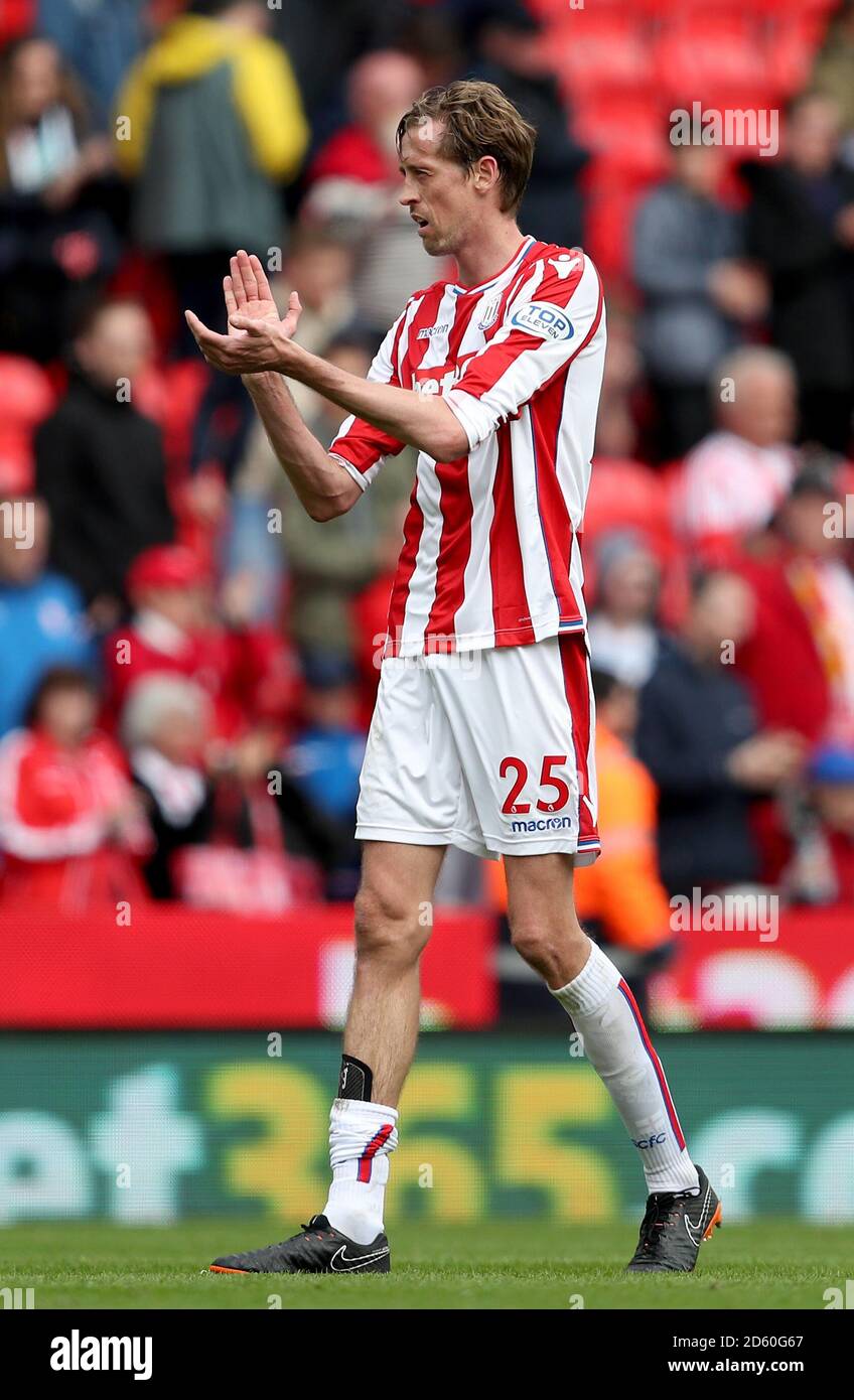 Stoke City's Peter Crouch Stock Photo - Alamy