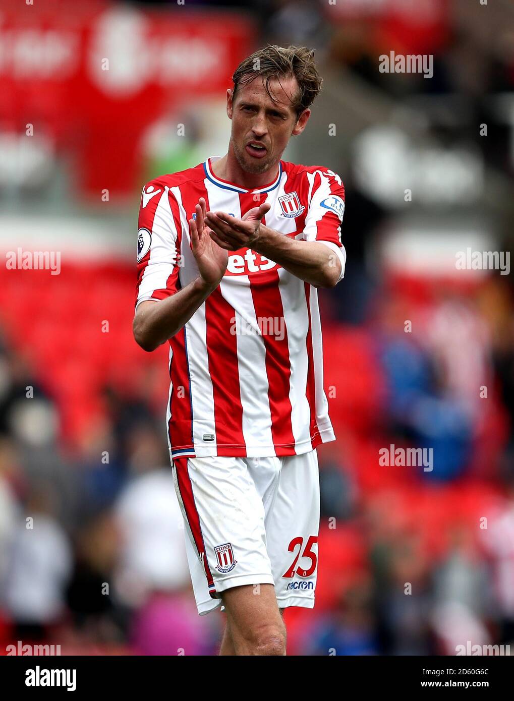 Stoke City's Peter Crouch Stock Photo - Alamy