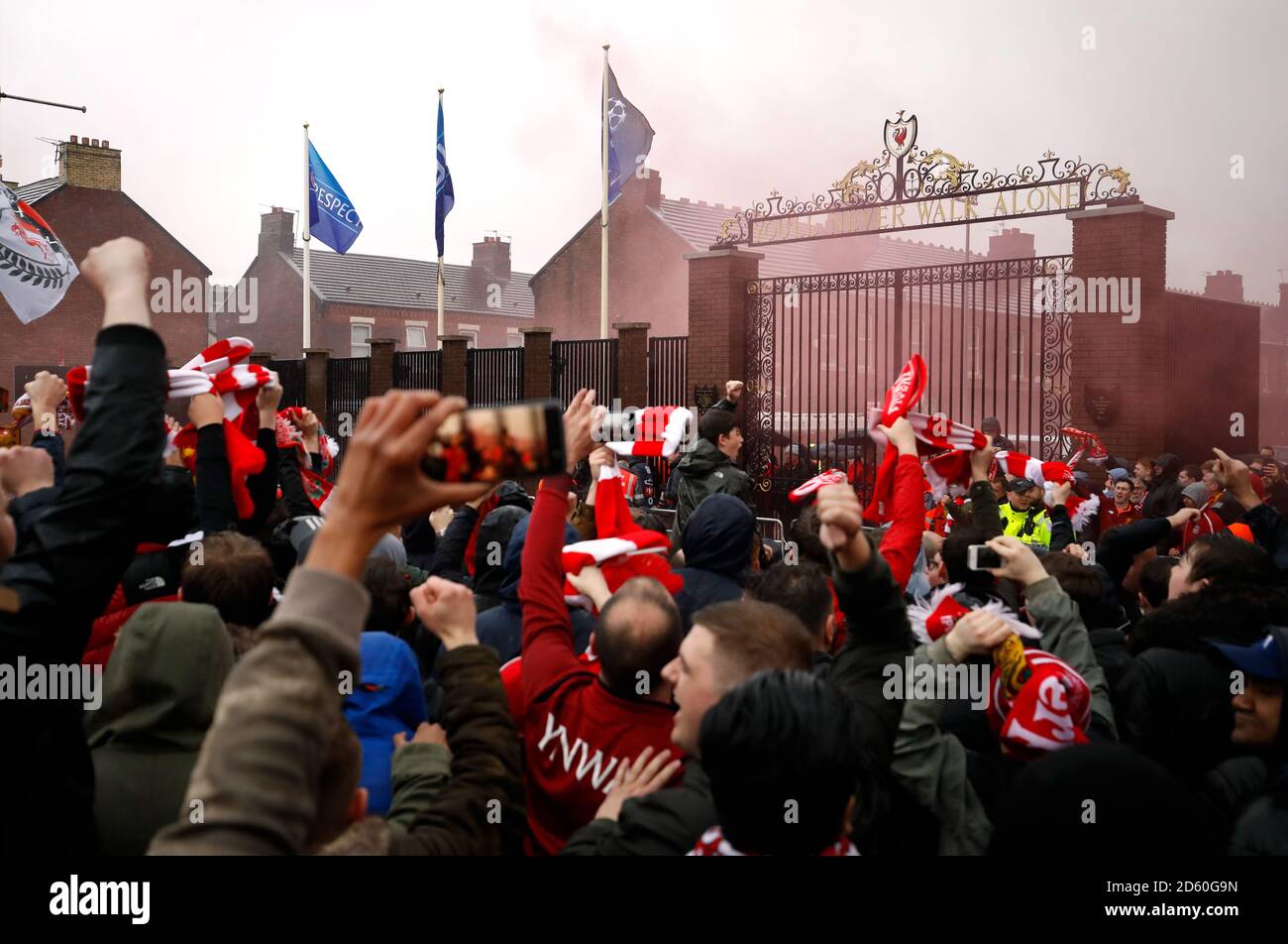 Centenary stand anfield hi-res stock photography and images - Alamy