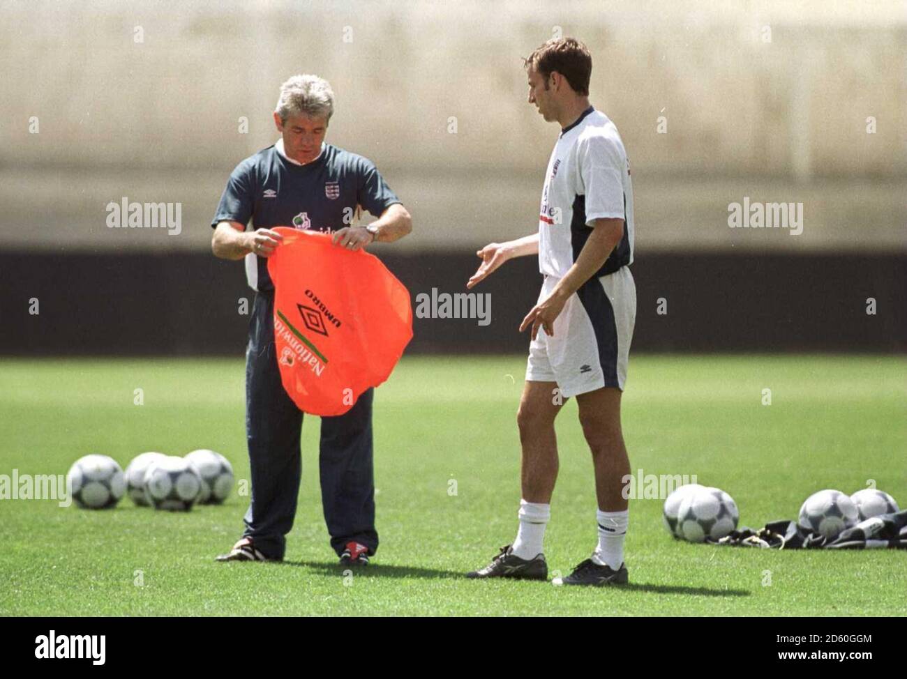 Kevin Keegan with Gareth Southgate at todays training Stock Photo - Alamy