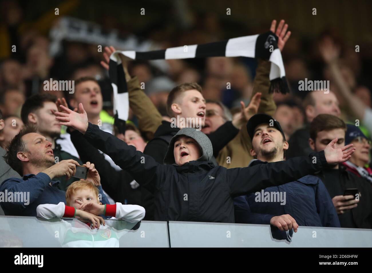 Derby County fans Stock Photo - Alamy