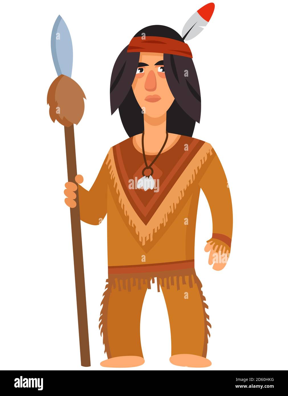 Native American Spear Clipart