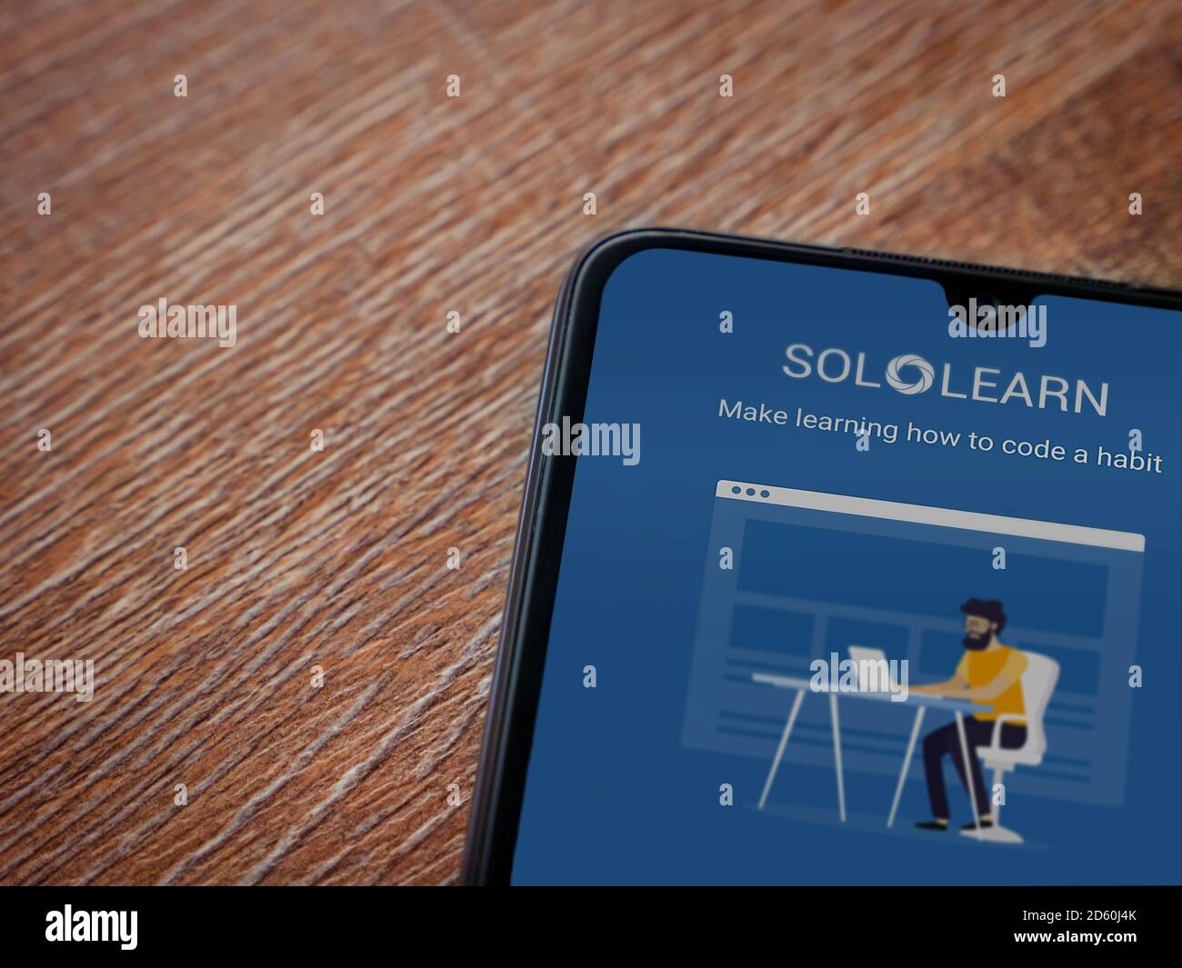 Lod, Israel - July 8, 2020: SoloLearn - Learning coding app launch ...