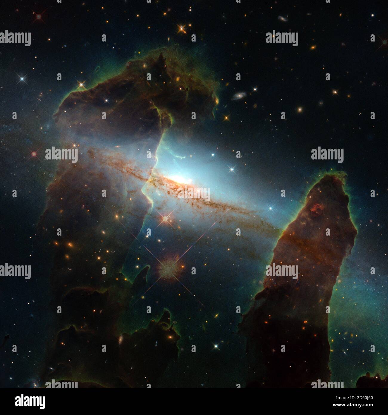 Abstract space background. Elements of this image furnished by NASA ...