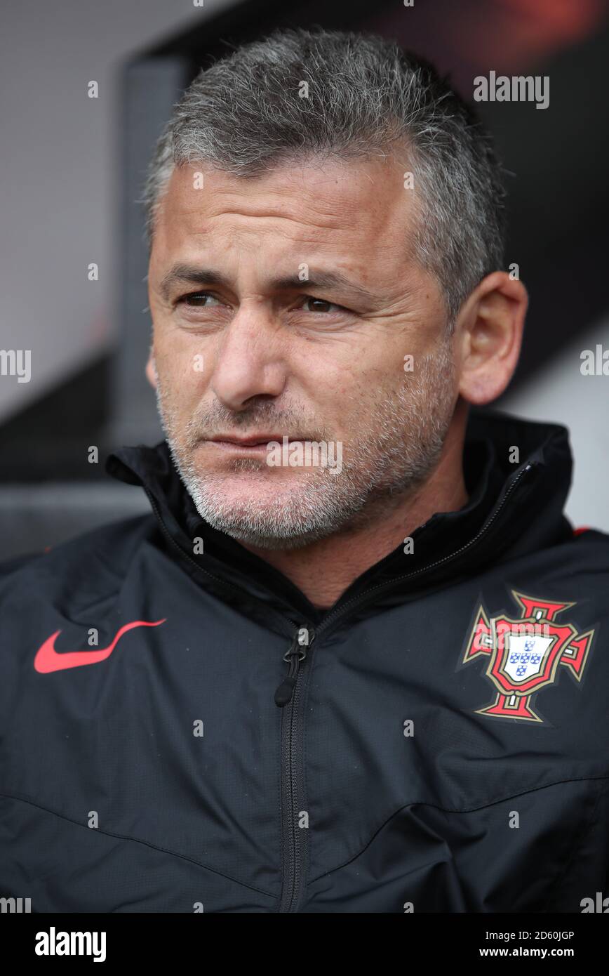 Portugal U17's Head Coach Rui Bento Stock Photo - Alamy