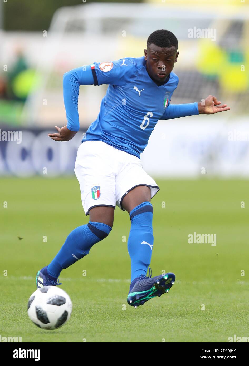 Italy U17's Paolo Gozzi Iweru Stock Photo - Alamy