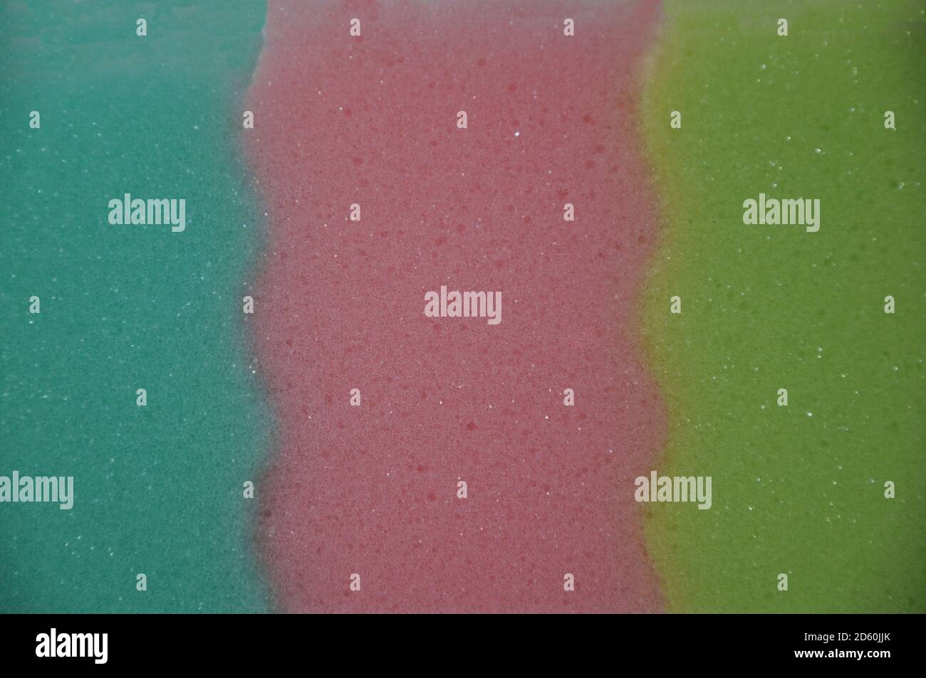 Sponge, cleaning, macro photographed, multicolored texture style, scene ...