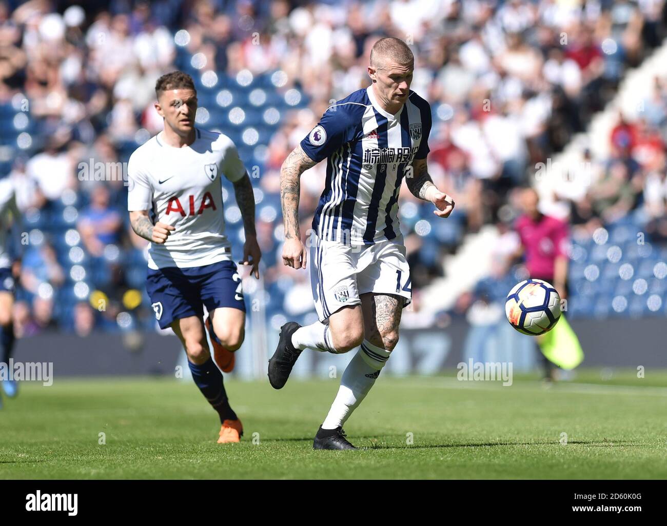 West Bromwich Albion's James McClean (right) in action Stock Photo - Alamy