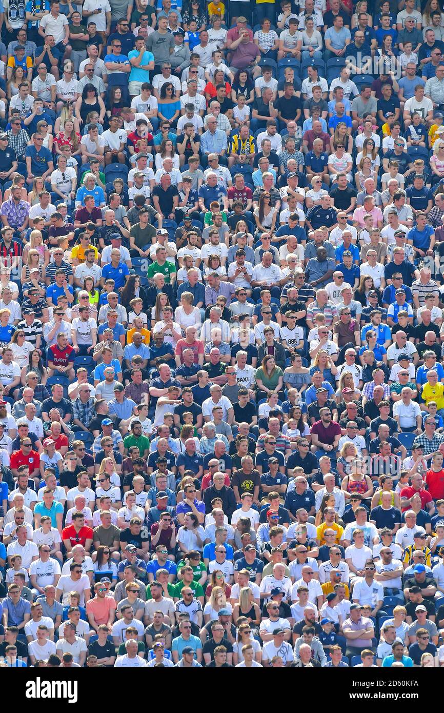 General view of fans in the stands Stock Photo - Alamy