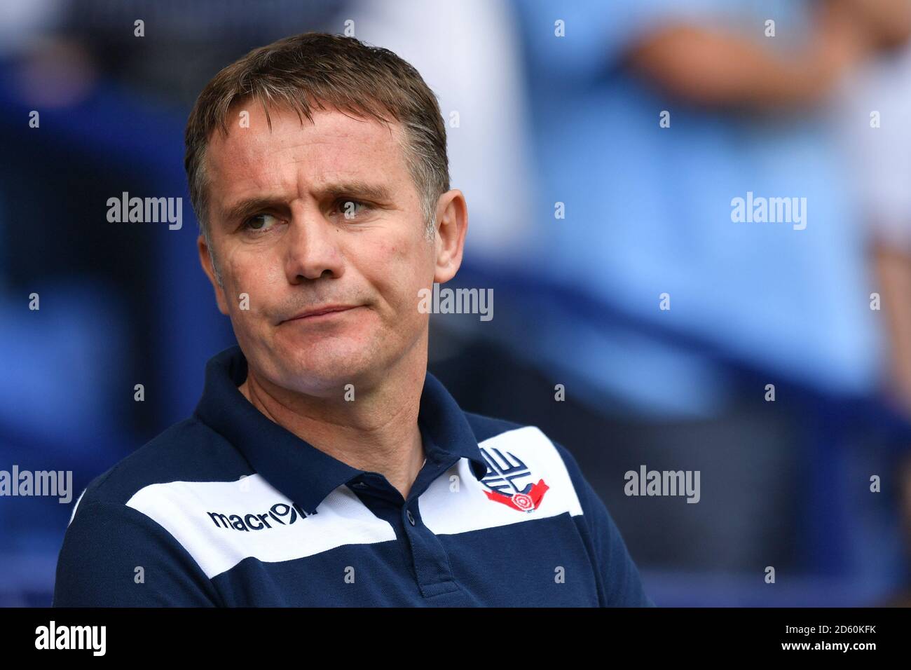 Bolton Wanderers manager Phil Parkinson prior to kick-off Stock Photo ...