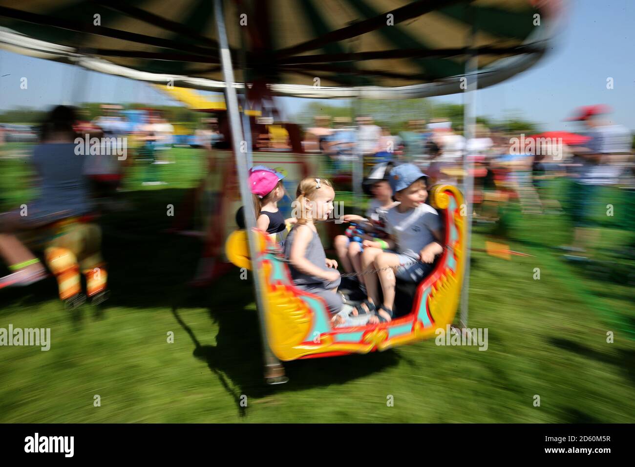 General view of kids enjoying the family entertainment during Kids ...