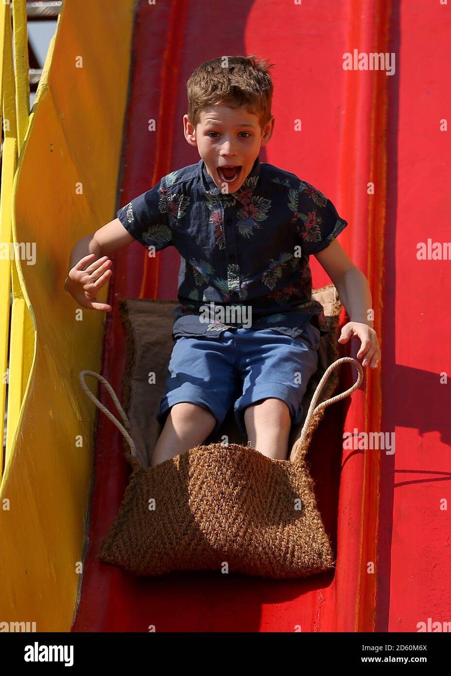 General view of kids enjoying the family entertainment during Kids ...