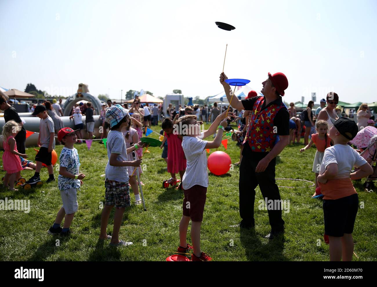 General view of kids enjoying the family entertainment during Kids ...