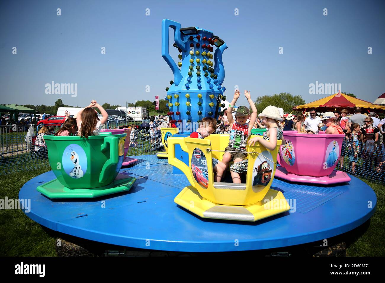 General view of kids enjoying the family entertainment during Kids ...