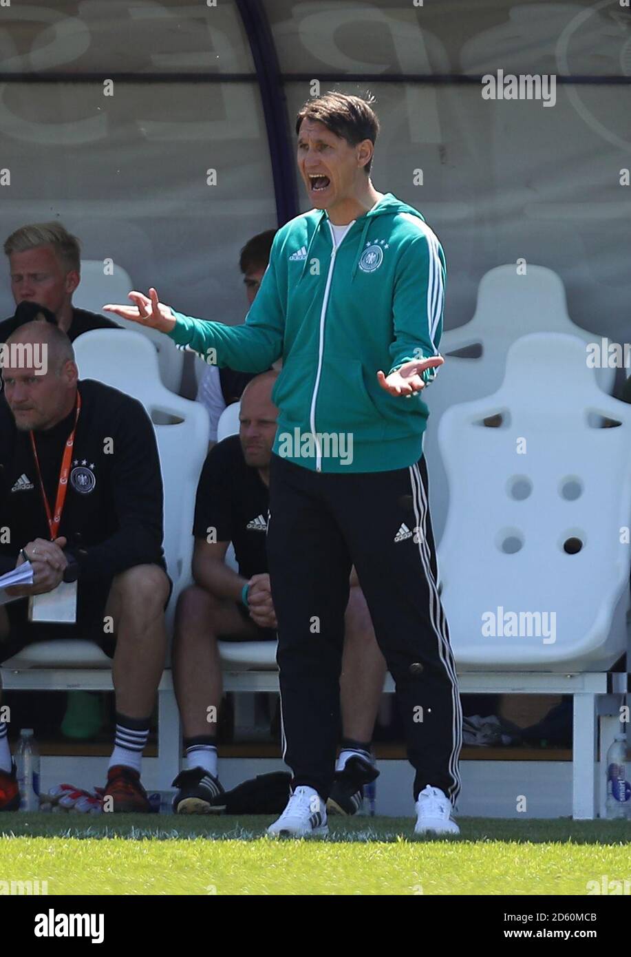Germany's coach Michael Prus gestures on the touchline Stock Photo - Alamy