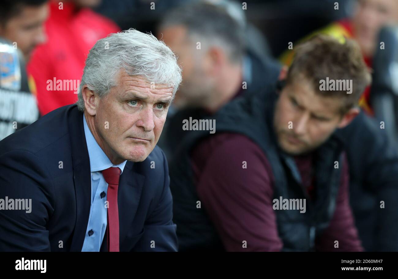 Southampton manager Mark Hughes Stock Photo - Alamy