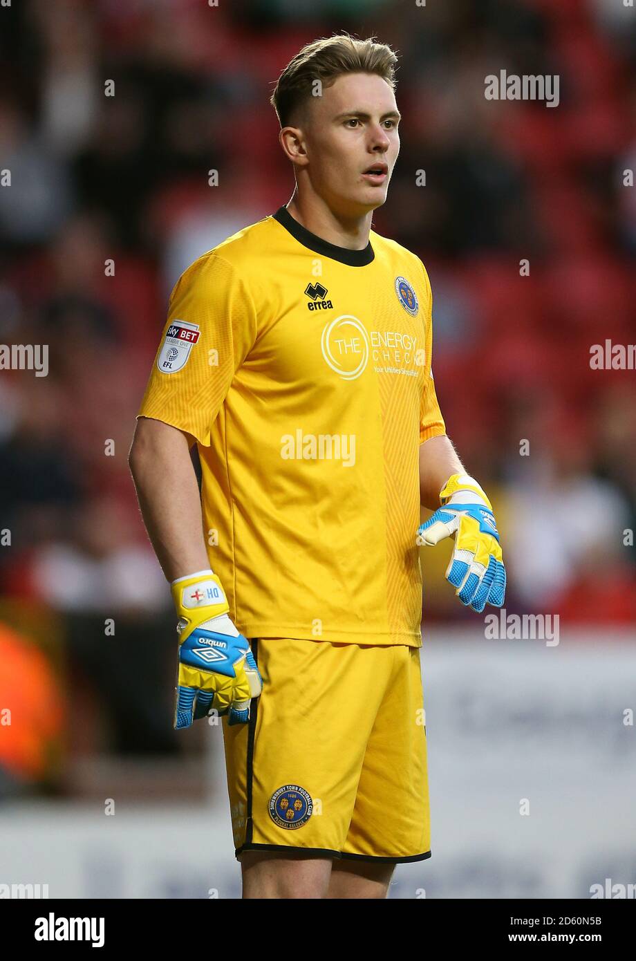 Shrewsbury Town goalkeeper Dean Henderson Stock Photo - Alamy
