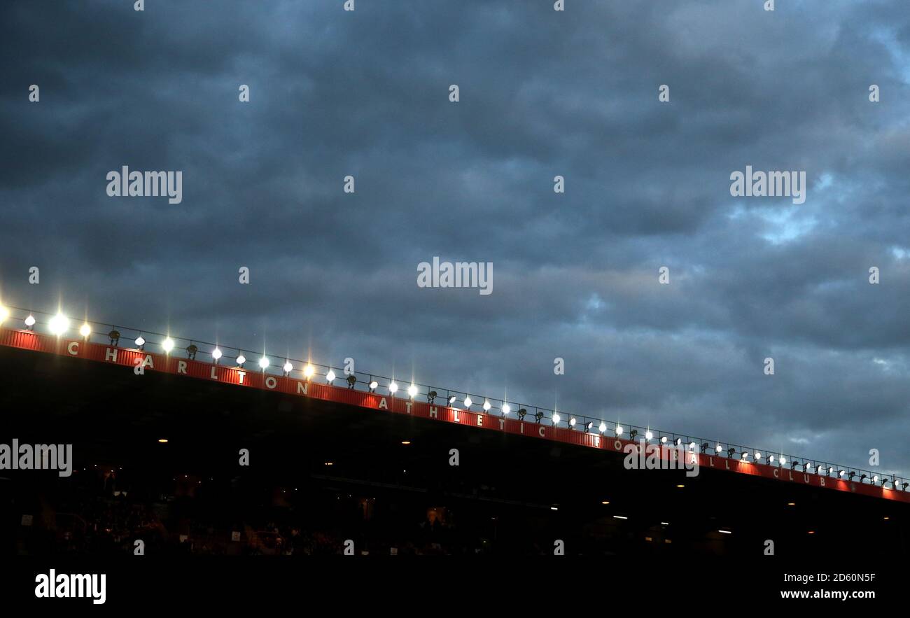General view of The Valley stadium Stock Photo - Alamy