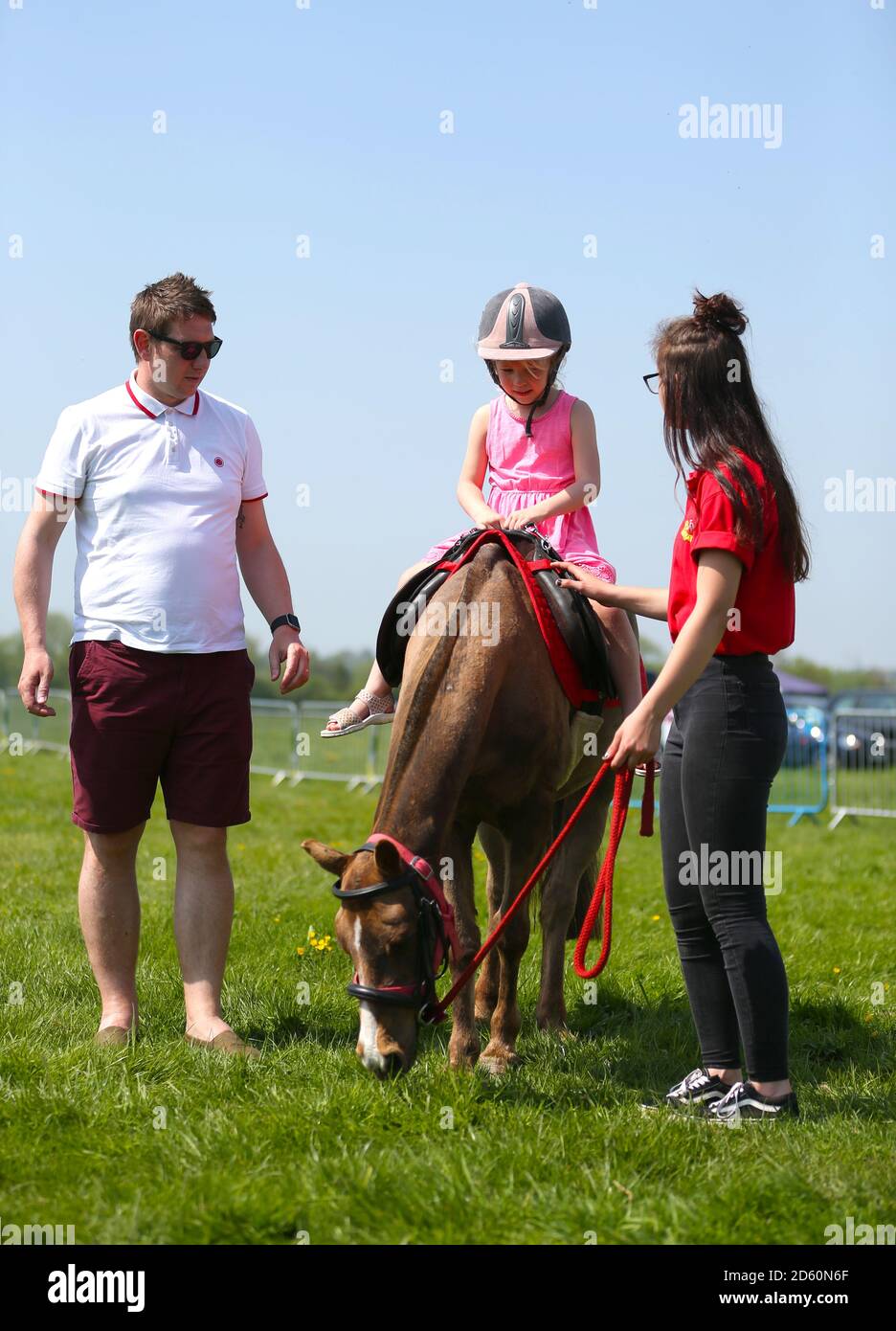 Children enjoy horse rides during Kids Carnival Day at warwick Races ...