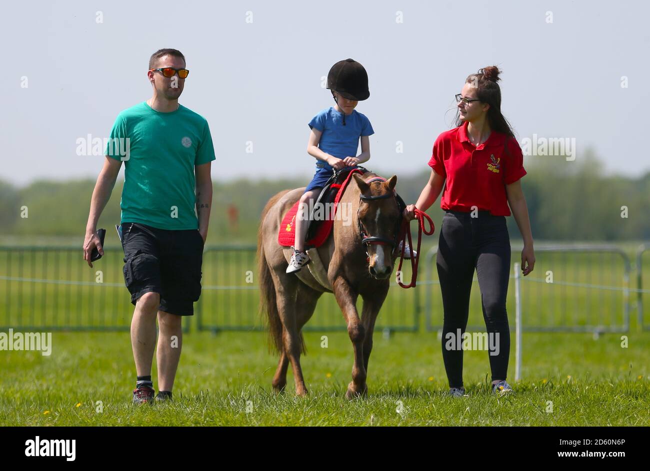 Children enjoy horse rides during Kids Carnival Day at warwick Races ...