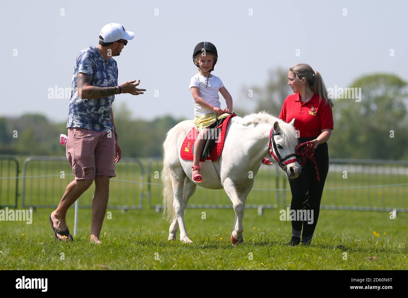 Children enjoy horse rides during Kids Carnival Day at warwick Races ...