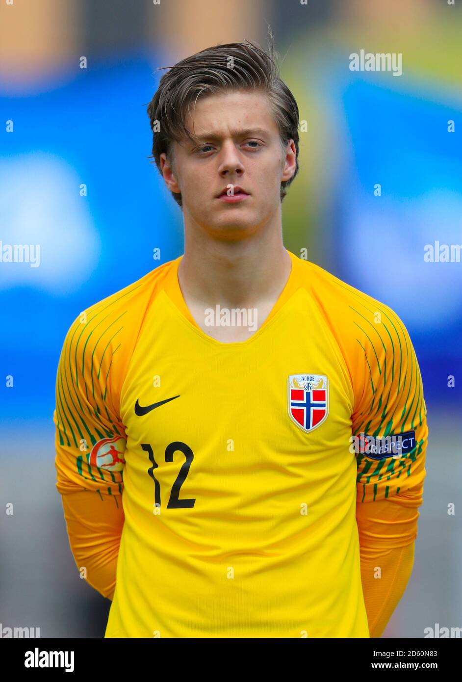 Norway goalkeeper Rasmus Sandberg Stock Photo - Alamy