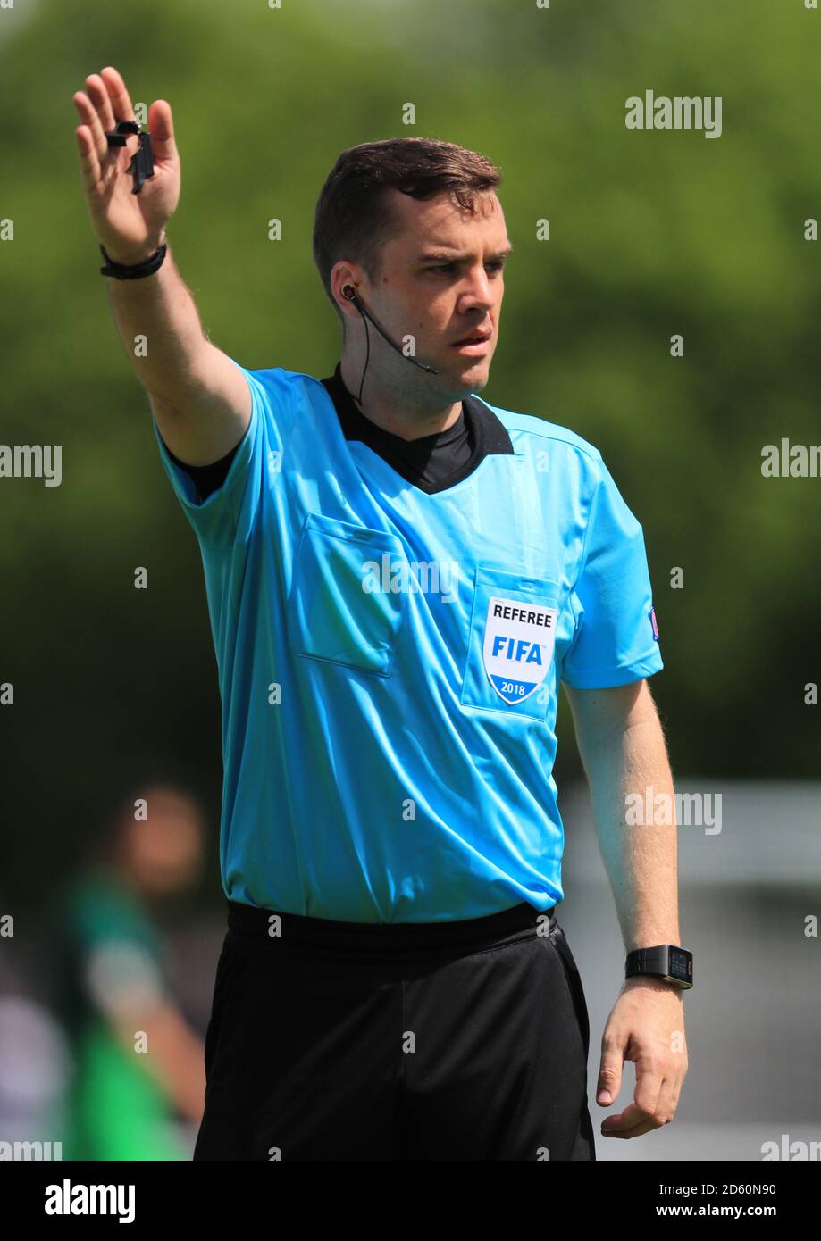 Referee Rob Harvey Stock Photo - Alamy