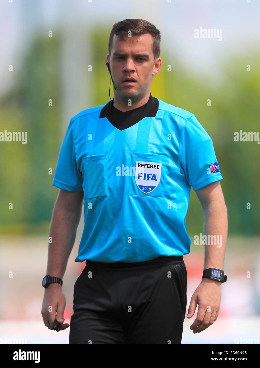 Referee Rob Harvey Stock Photo - Alamy