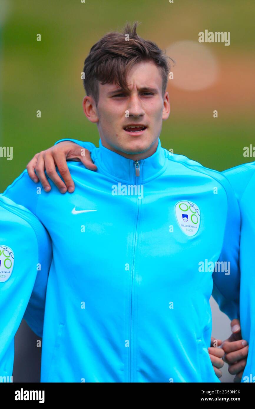 Slovenia goalkeeper Alen Jurca Stock Photo - Alamy