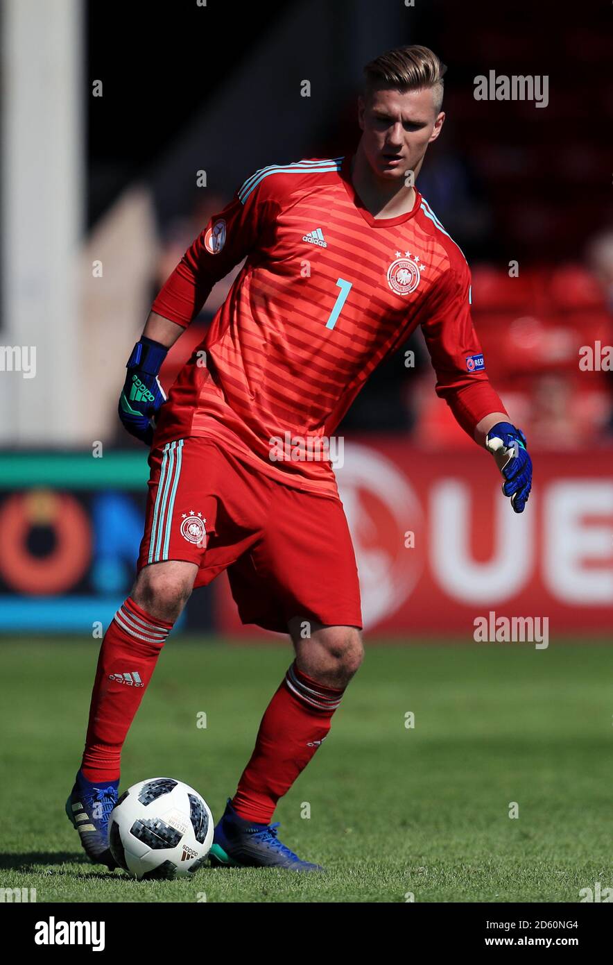 Germany goalkeeper Luca Unbehaun Stock Photo - Alamy