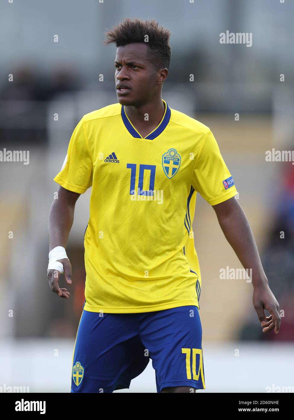 Sweden's Manasse Kusu Stock Photo - Alamy