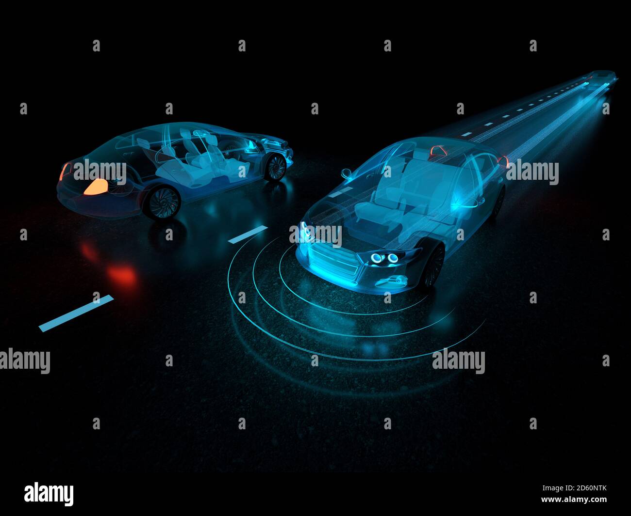 Autonomous Self Driving Vehicle, Driverless Car Stock Photo - Alamy