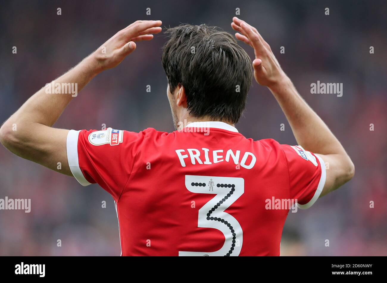 Middlesbrough's George Friend looks dejected Stock Photo - Alamy